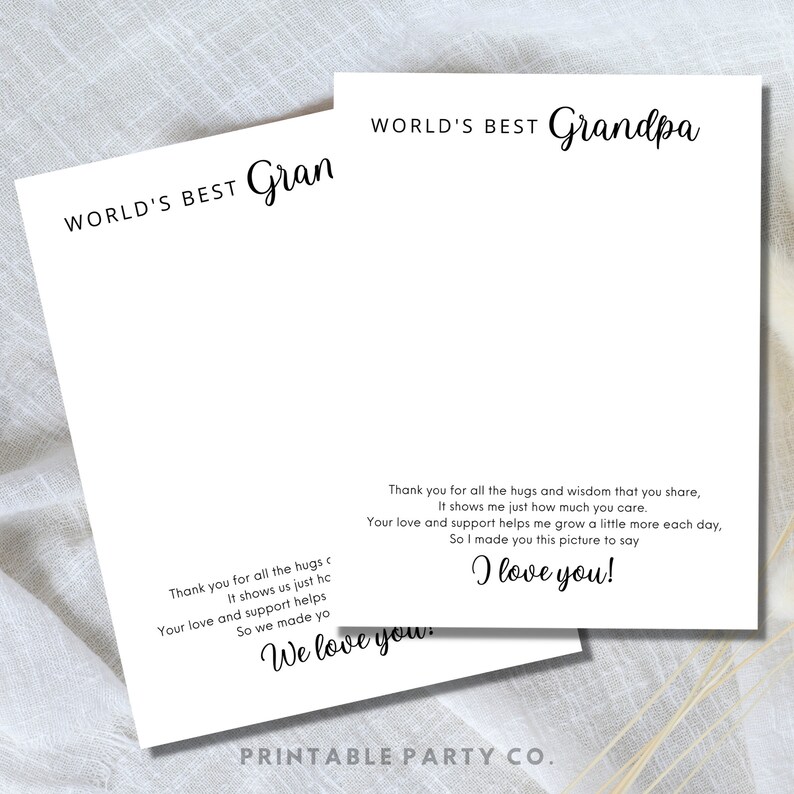 Fathers Day Gift | Grandparents Day Craft | for Grandpa From Grandkids ...