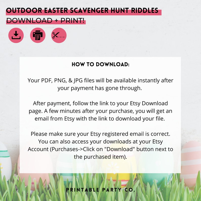 Outdoor Easter Scavenger Hunt Riddles for Kids Easter Egg - Etsy