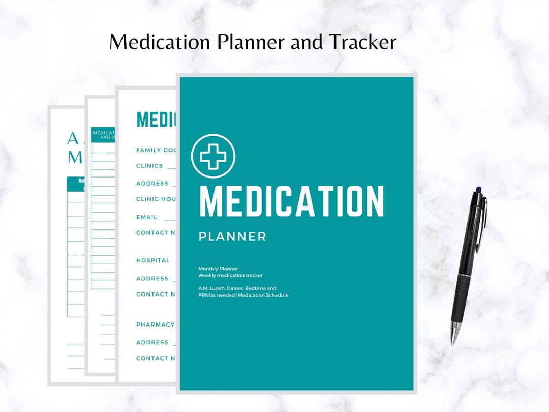 Medical Planner, Medical Trackers, Health Tracker, Medical Organizer ...