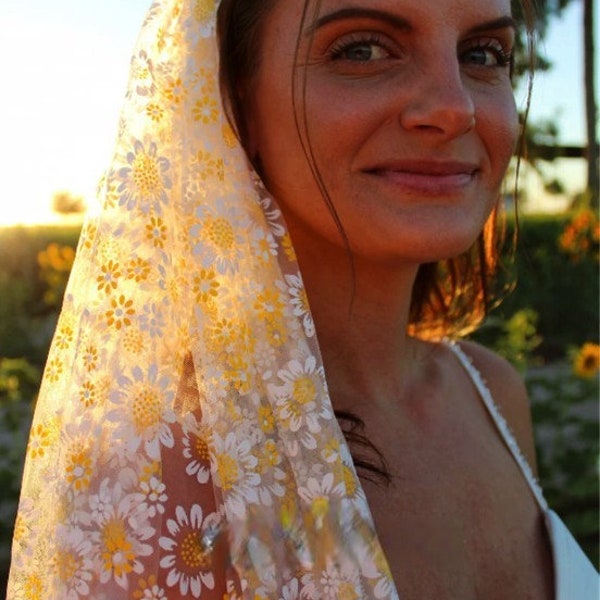 Floral Wedding Veil - Etsy