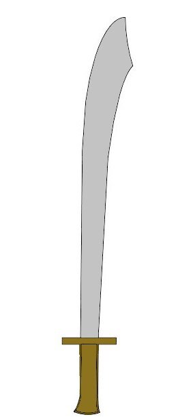 Dao Chinese Broadsword DXF,PDF, SVG File - Etsy