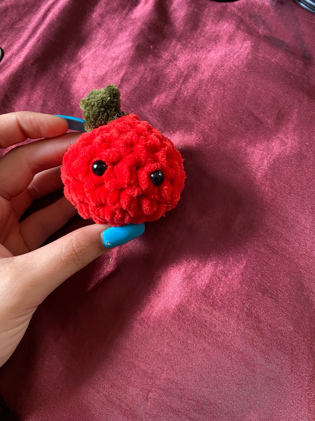 Crochet Apple Stress Ball - Etsy