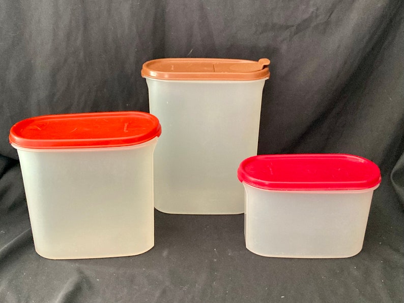 Vtg Tupperware Container Set - Etsy