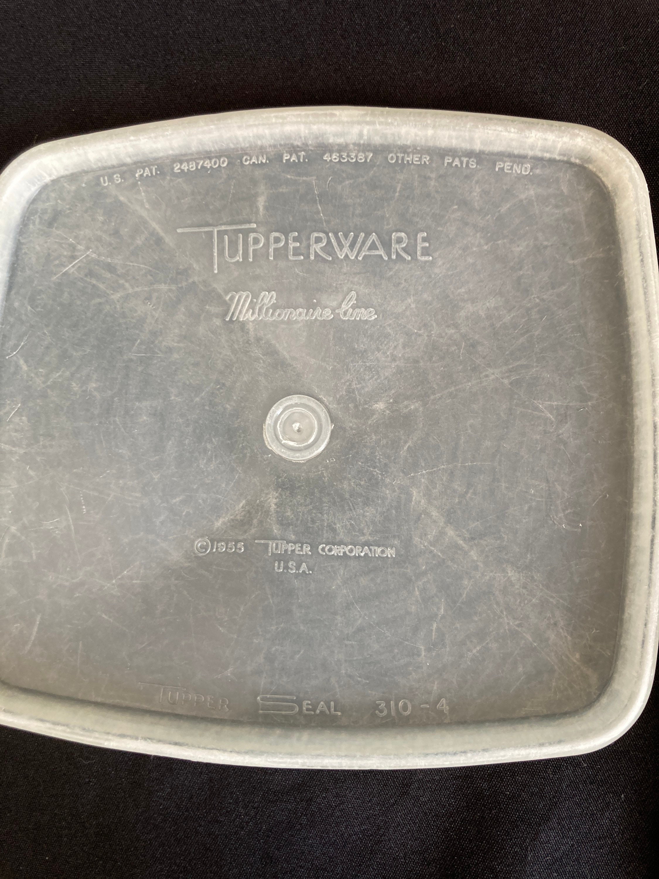 Vtg Tupperware Millionaire Line Container - Etsy