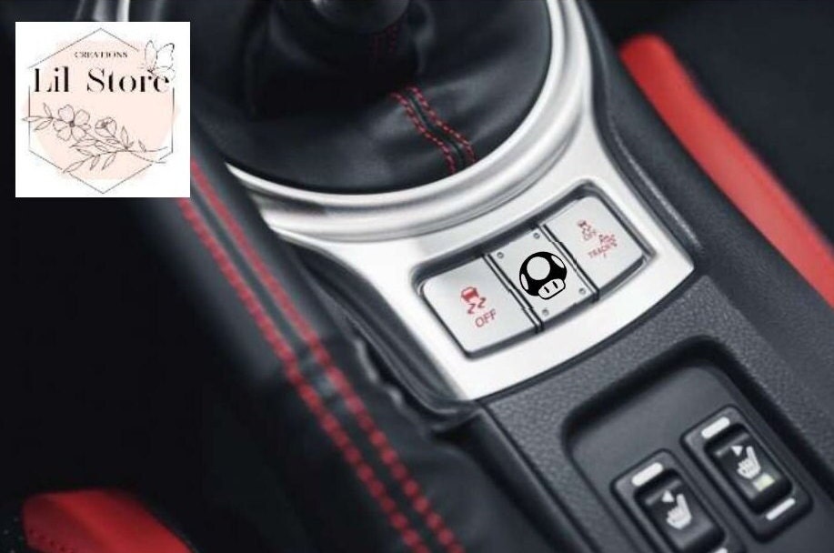 Car Sticker Mario Kart/gt86/all Cars/button/sticker Car/all - Etsy