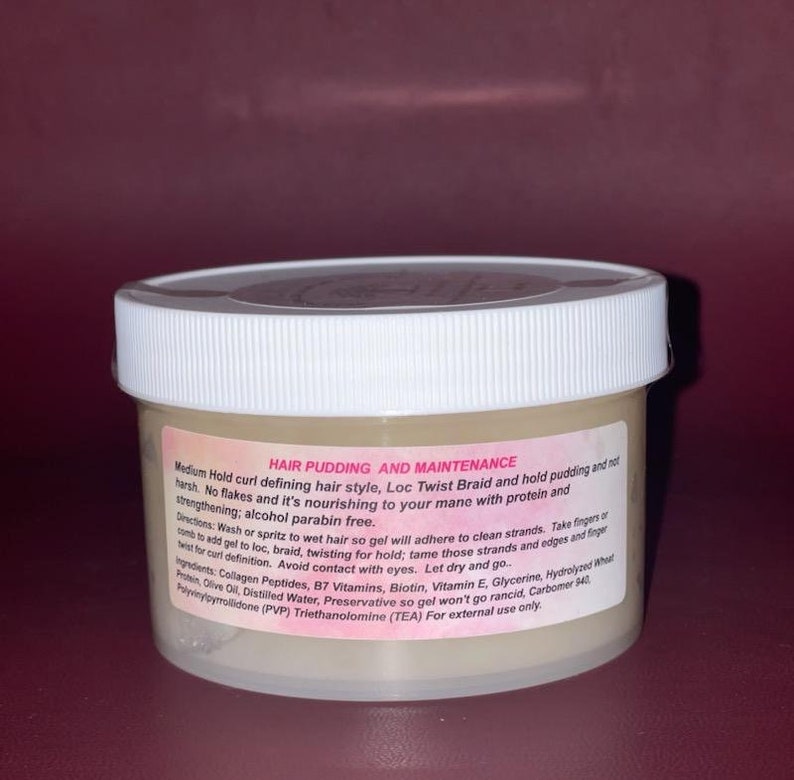 Pats Natural Curl Loc Braid and Twist Pudding - Etsy