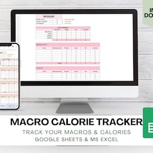 Macro Calorie Tracker - Etsy
