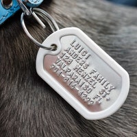 Quiet Slide Dog Tag - Custom Pet ID Slide on Tag - in the Forest ...