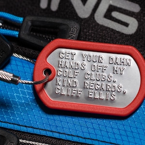 Golf Bag Tag, Personalized Golf Bag Tags, Golf Bag Name Tags, Gift for ...