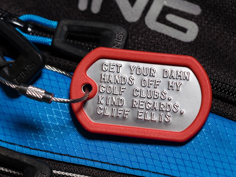 Golf Bag Tag, Personalized Golf Bag Tags, Golf Bag Name Tags, Gift for ...