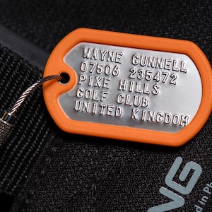 Golf Bag Tag, Personalized Golf Bag Tags, Golf Bag Name Tags, Gift for ...