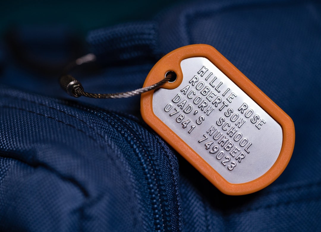 Kids Bag Tag - School Backpack Tag, Sports Bag Tag for Kids, School ID ...