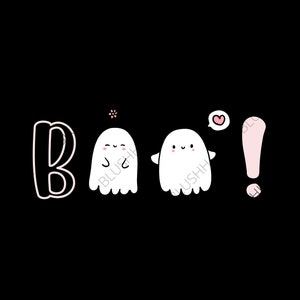 Boo Cute Ghost SVG, Png File for Cricut | Boo Ghost Sublimation Design ...