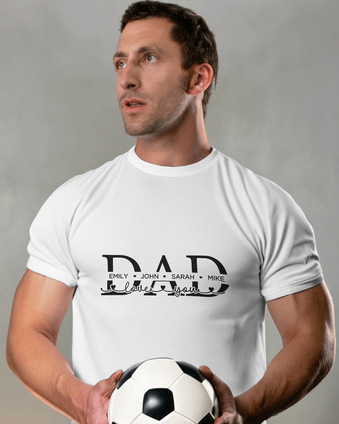 Dad Split Name Frame Png,dad Cricut Silhouette Png,dad Split Monogram ...