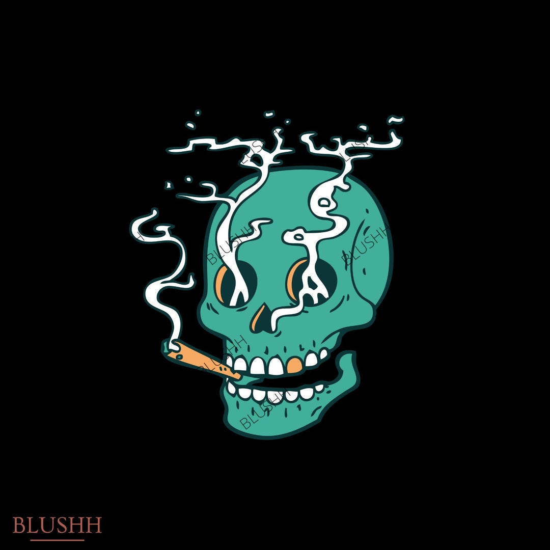 Trippy Skull Png Svg Cut File Groovy Retro Skull Design - Etsy