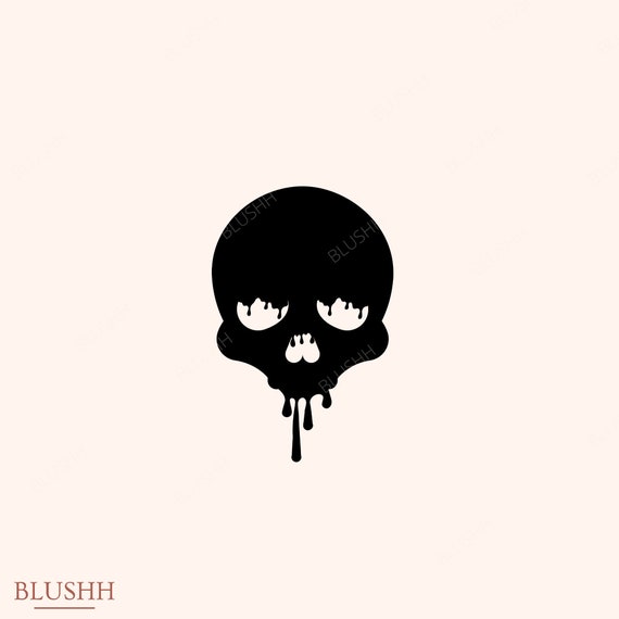 Dripping Skull SVG Melting Skull SVG Png Spooky Skull SVG - Etsy UK