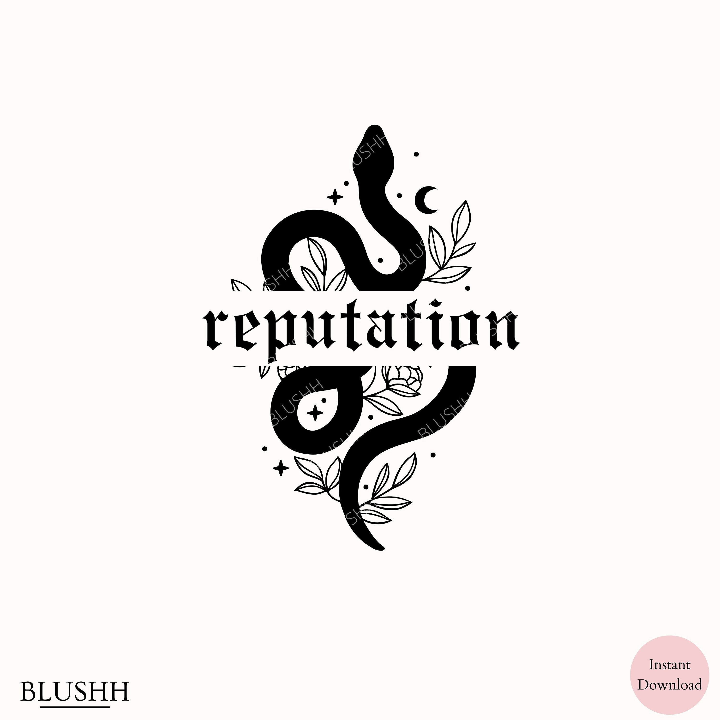 Taylor Swift Reputation Snake Svg, Reputation Merch Shirt Png, Swiftie ...