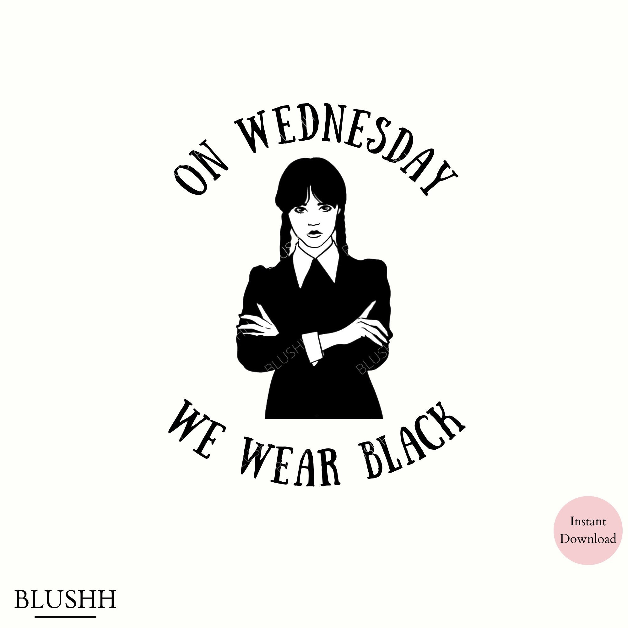 On Wednesdays We Wear Black Graphic