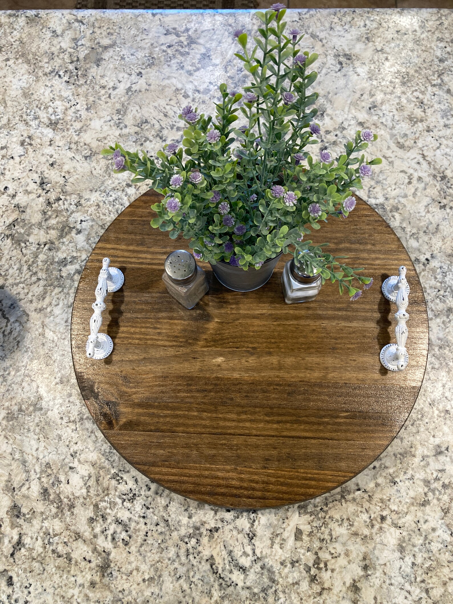 Rustic Lazy Susan Tray - Etsy