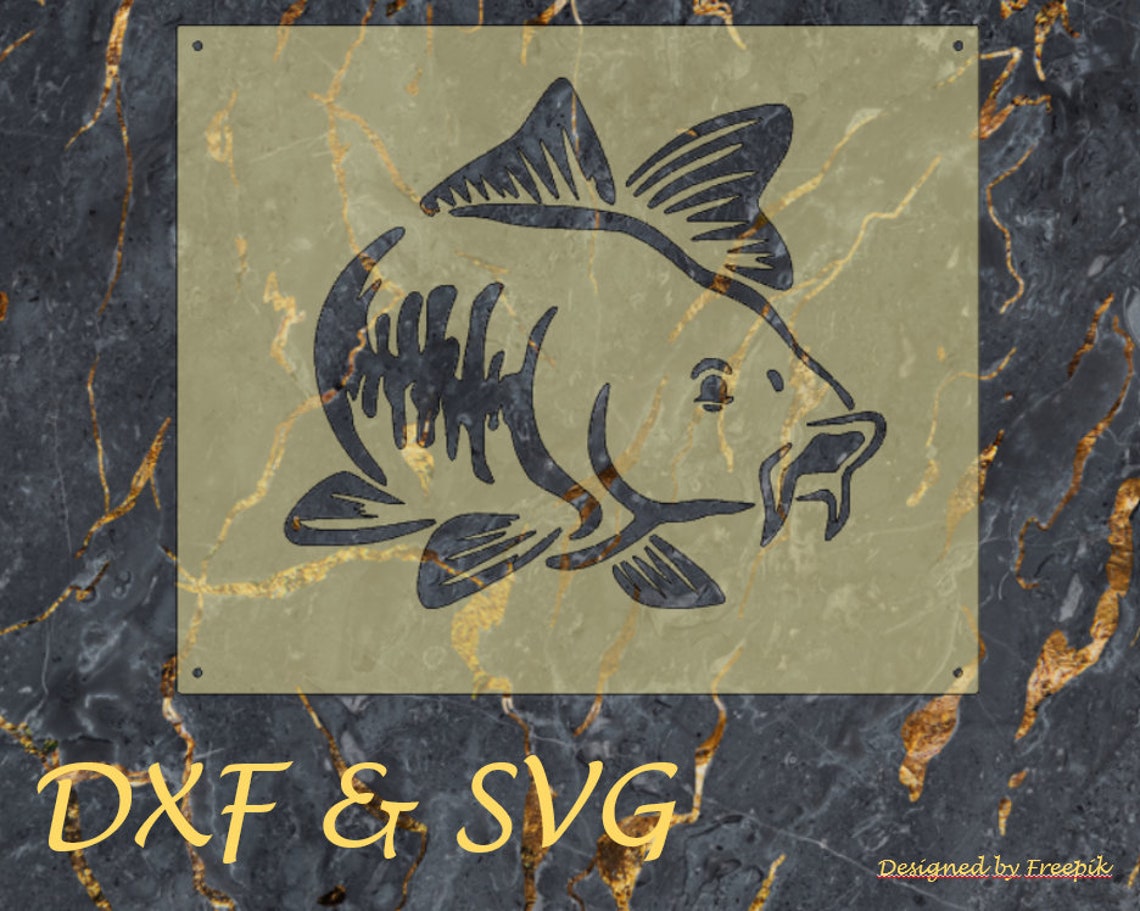 Carp Dxf & Svg File, Cnc Plasma Cut File - Etsy UK