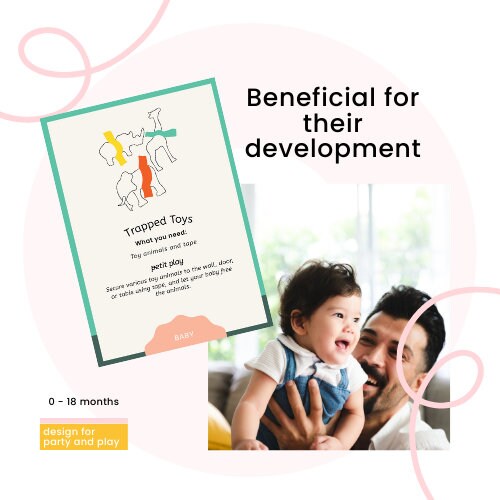 30 Activity Cards for Babies, Play at Home, Promote Development, Easy ...