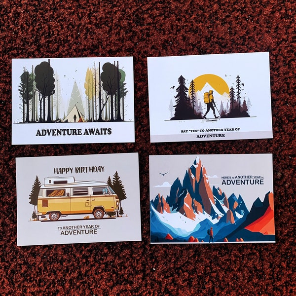 Birthday Card "another Year of Adventure" - Etsy