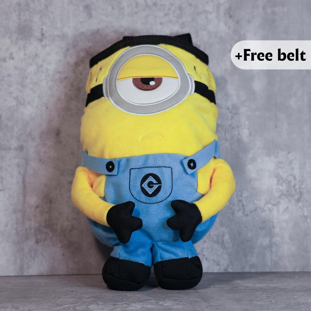 Sad Minion Chalk Bag | One-eyed Plush Chalk Holder | Emotional Banana ...
