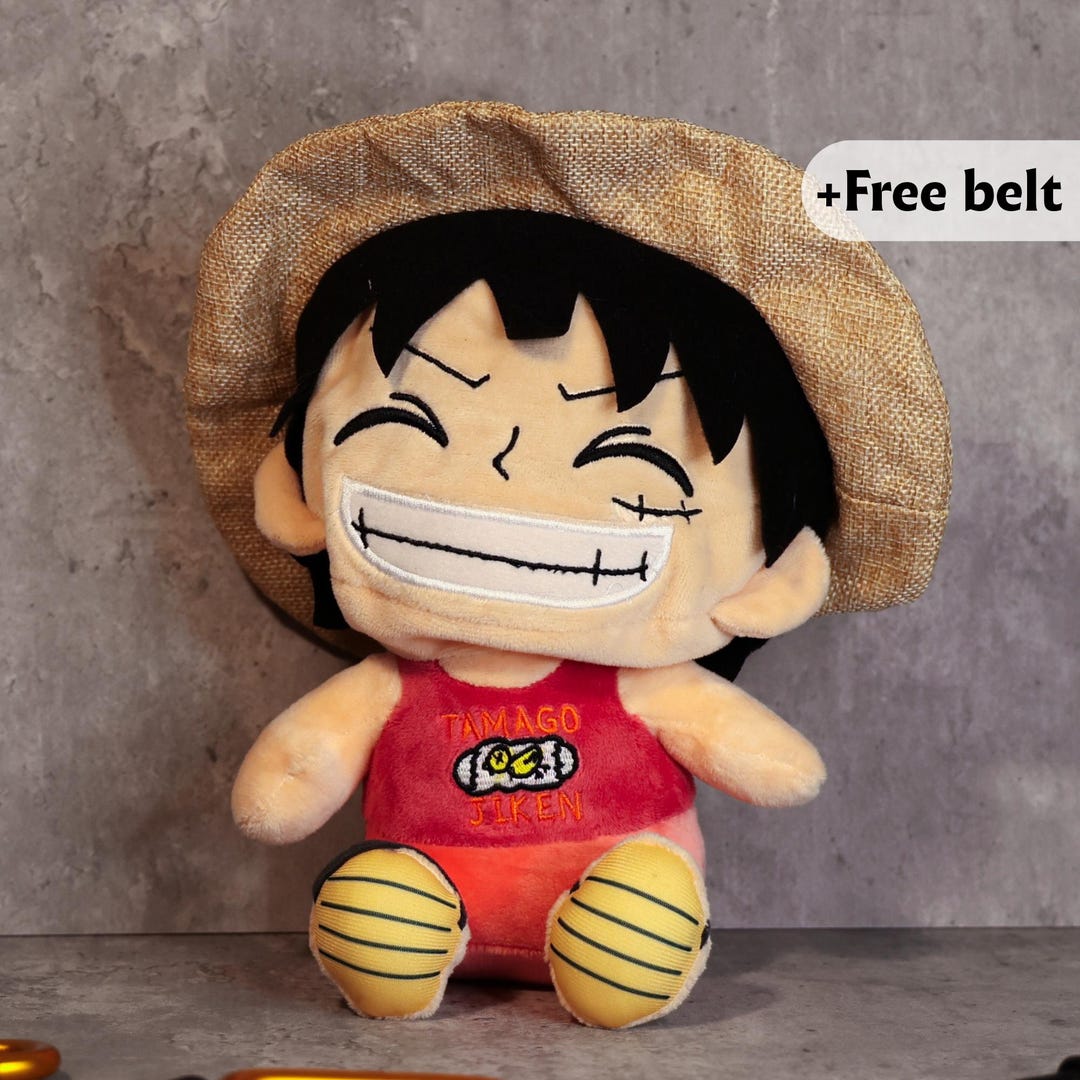 Luffy Plush Chalk Bag | One Piece-inspired Climbing Gear | Funny Anime ...