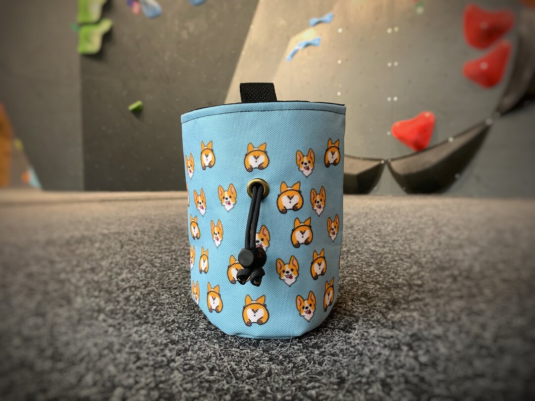 Chalk Bag With Funny coggy Bouldering Chalk Bag - Etsy