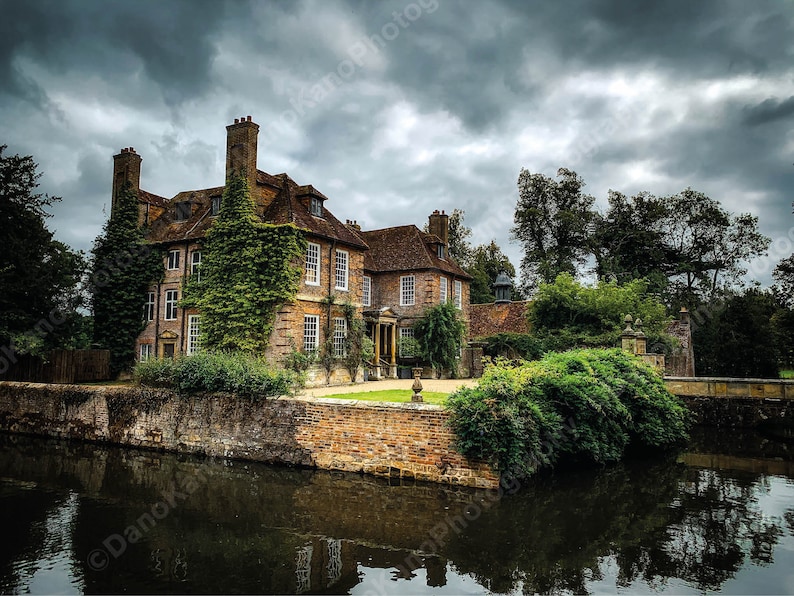 Country Estate Moated Manor House (instant Digital Download), English ...