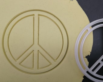Peace Symbol Cookie Cutter - Etsy