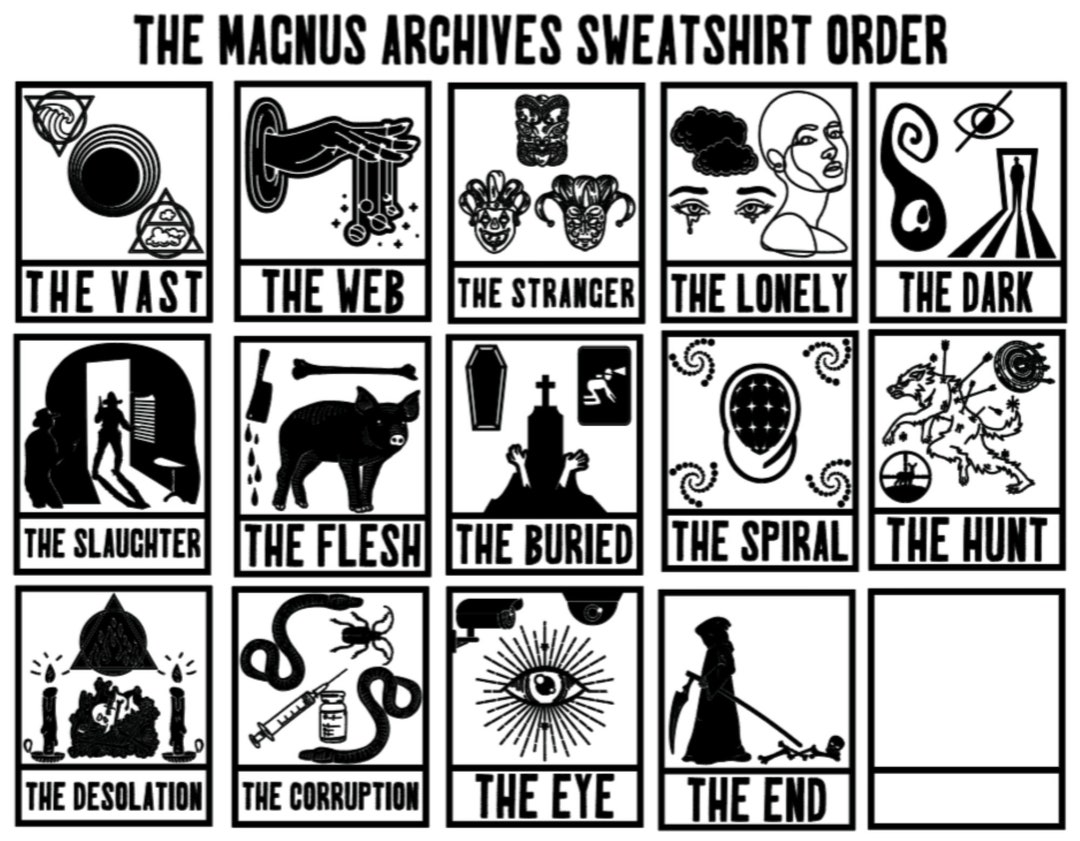 Magnus Archives Sweatshirt Order - Etsy