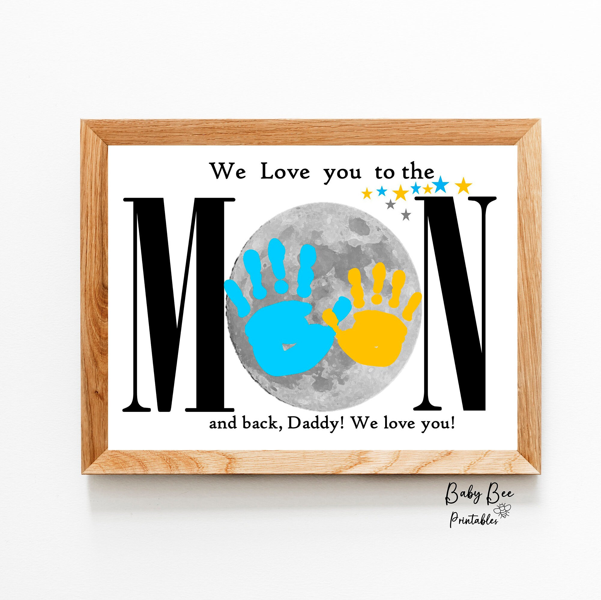 We Love You to the Moon and Back Father's Day Gift for - Etsy
