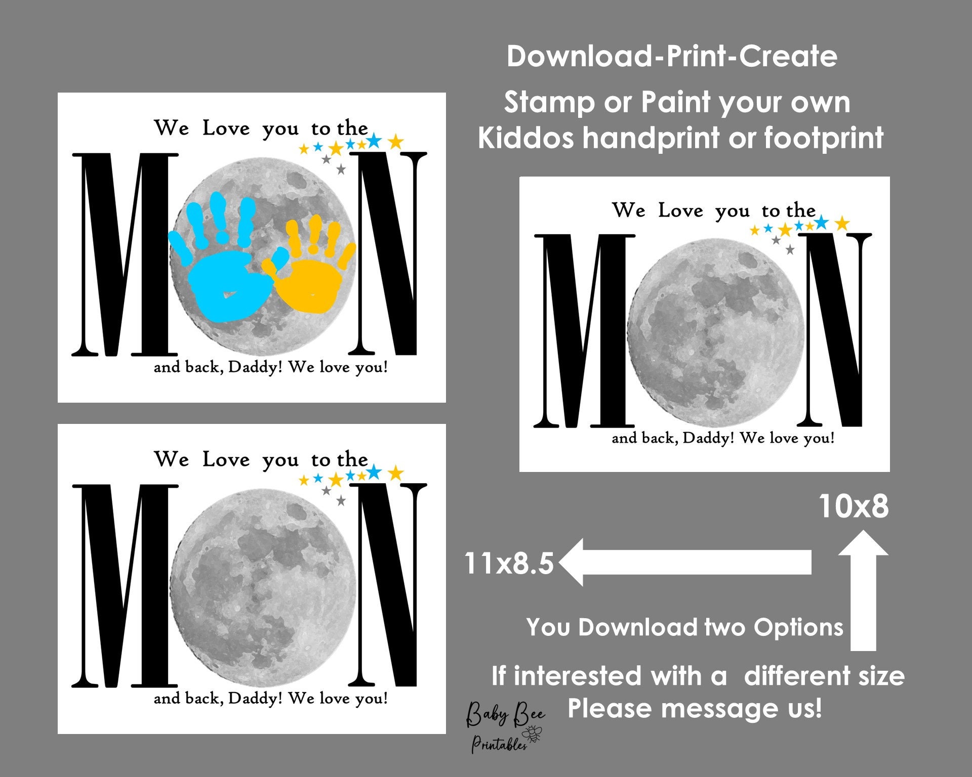 We Love You to the Moon and Back Father's Day Gift for - Etsy