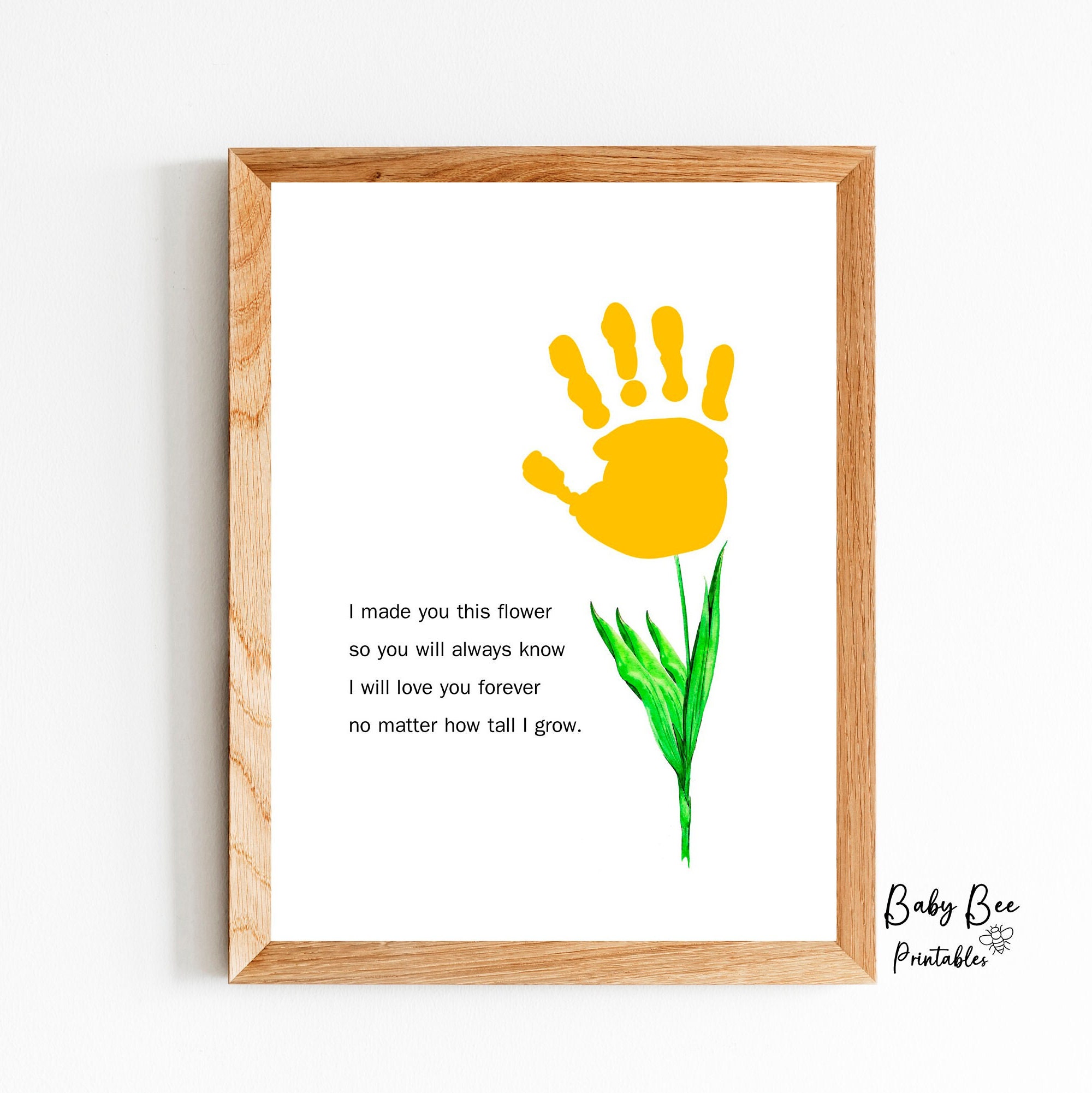 My Handprint Flower Poem