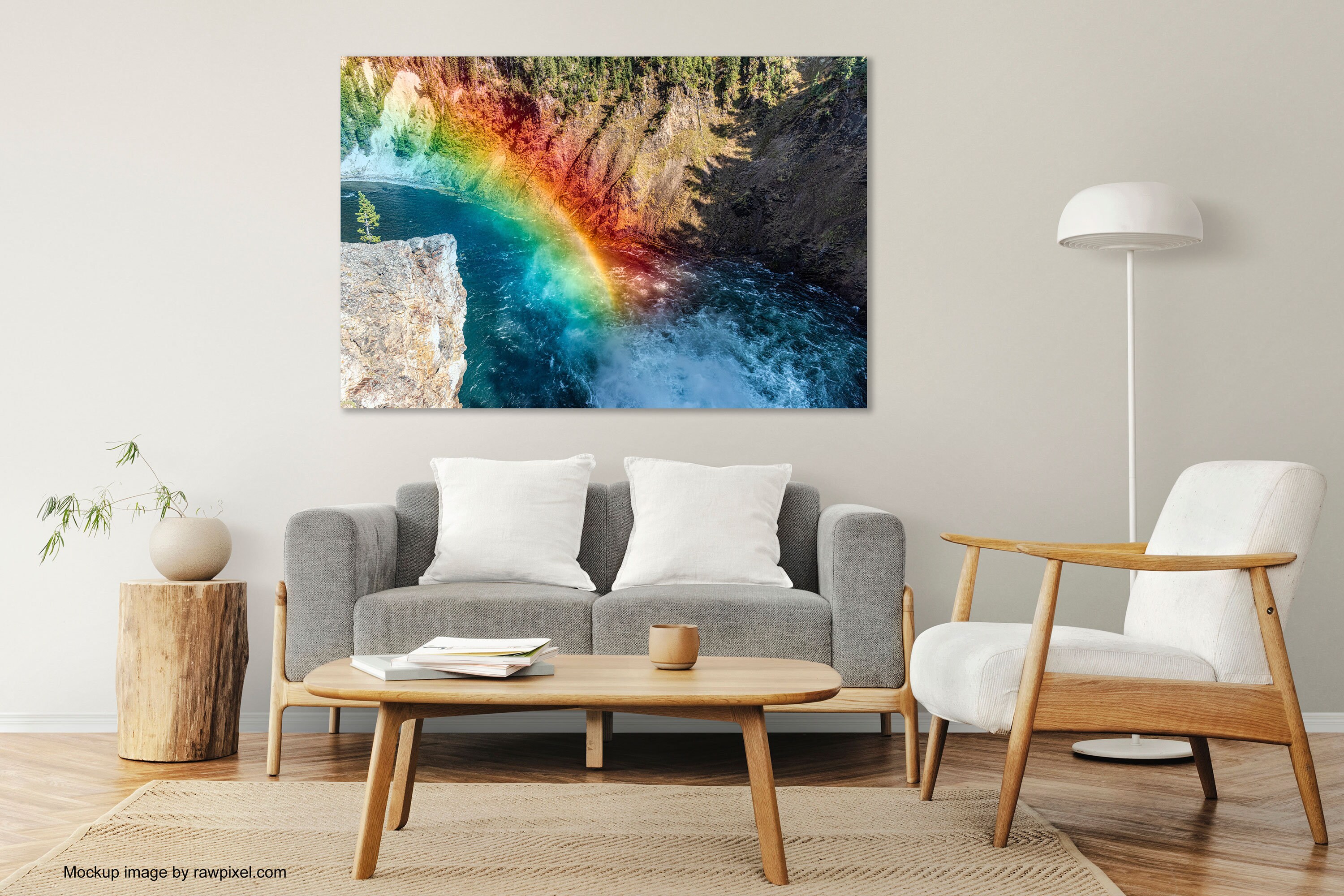 Rainbow | Landscape Photography | Rainbow Wall Decor | Rainbow Wall Art ...