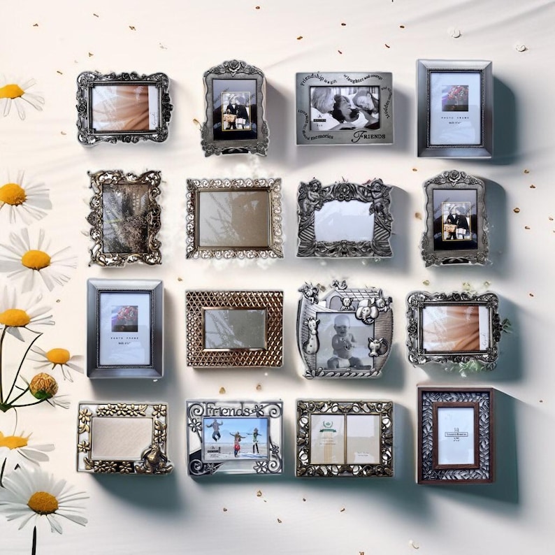 8x10 Vintage Gallery Wall Frames Ornate Metal Frames for Sale Assorted ...