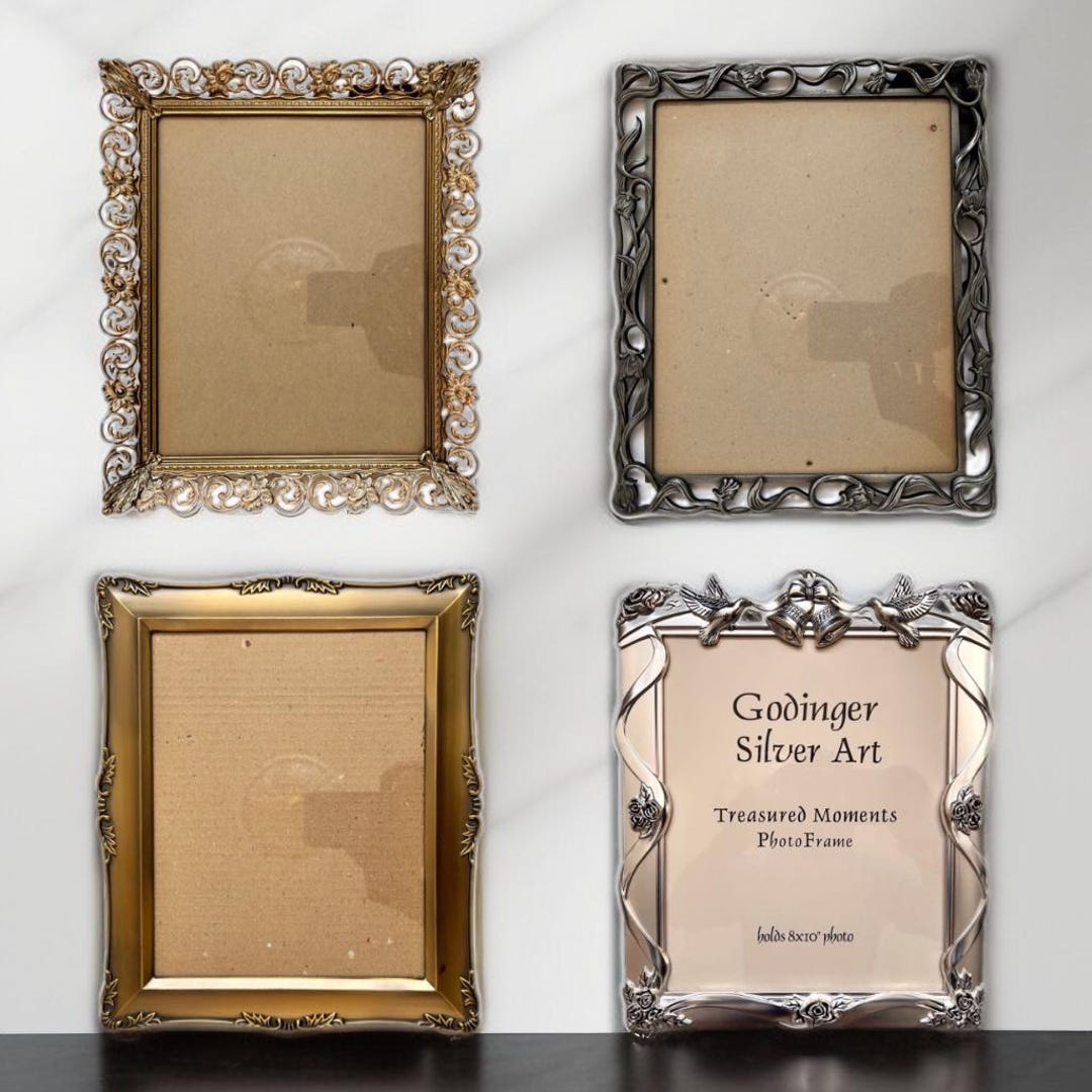 8x10 Vintage Gallery Wall Frames Ornate Metal Frames for Sale Assorted ...