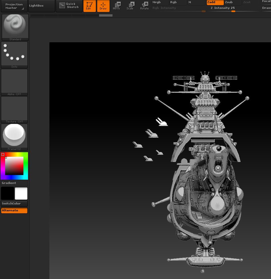 Starblazers Argo Spaceship 3d Model - Etsy