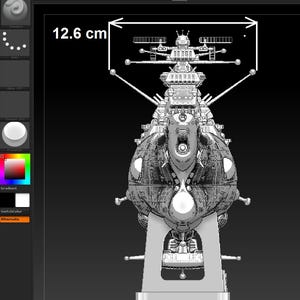 Starblazers Argo Spaceship 3d Model - Etsy