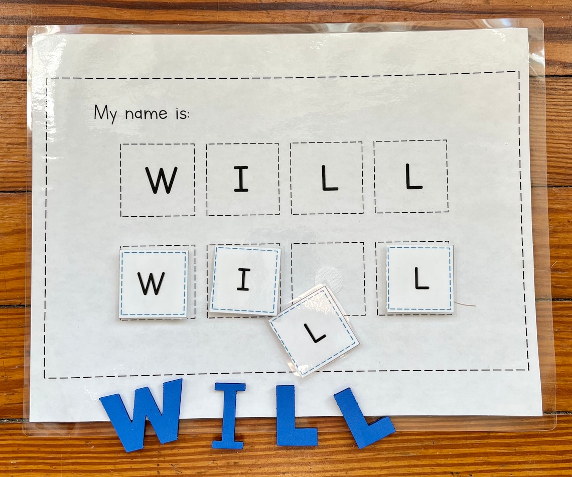 All About Me Preschool Curriculum / Name Writing Preschool Box ...