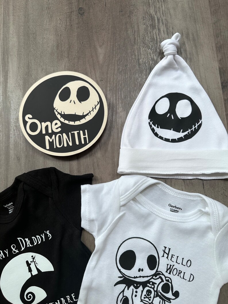 Nightmare Before Christmas Baby Gift Bundle Set, Baby Jack Skellington ...