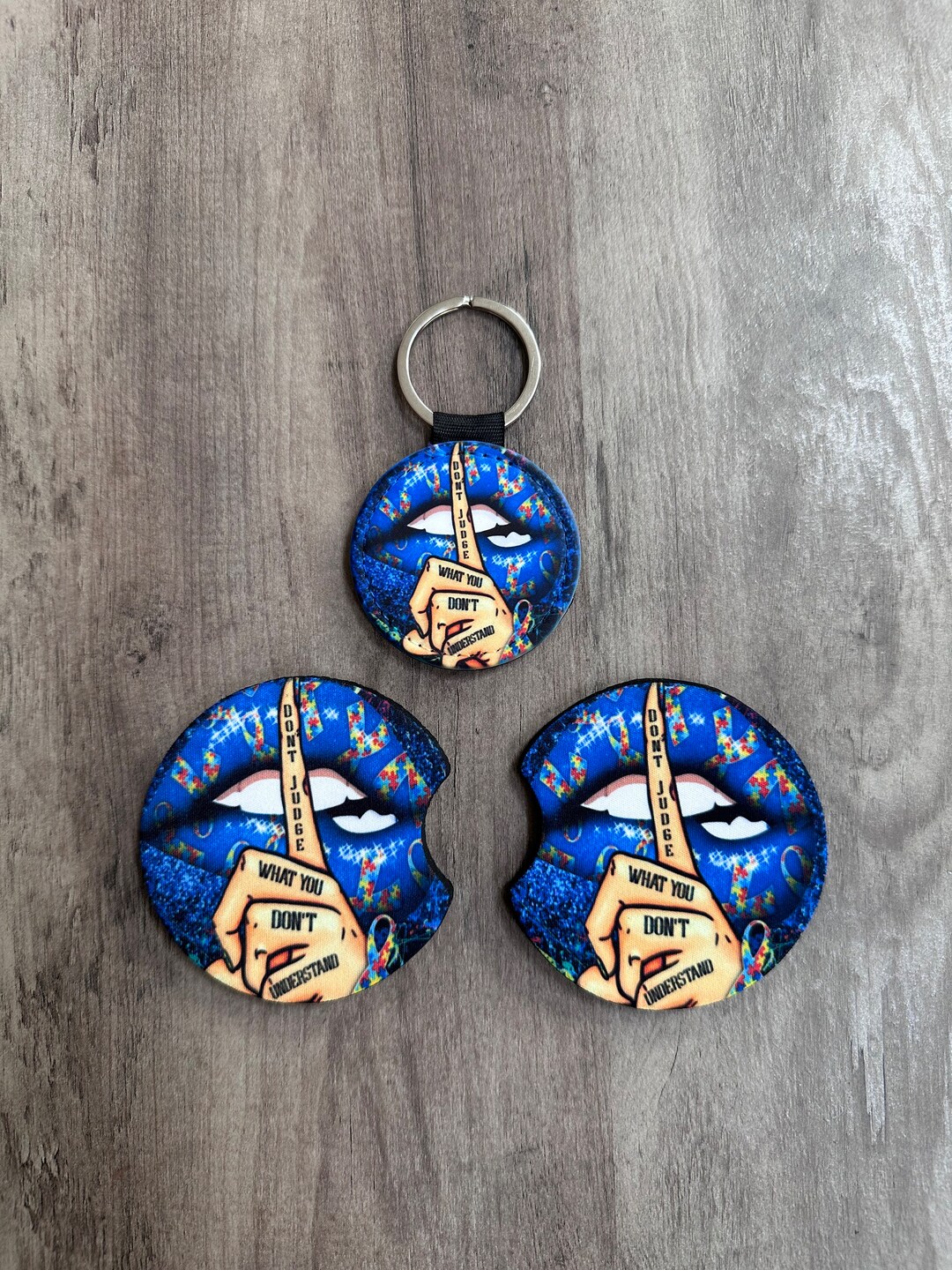 Don’t Judge What You Don’t Understand Autism Awareness Car Coasters ...