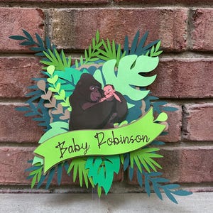 Baby Tarzan Cake Topper, Tarzan Baby Shower Cake Topper, Jungle Baby ...
