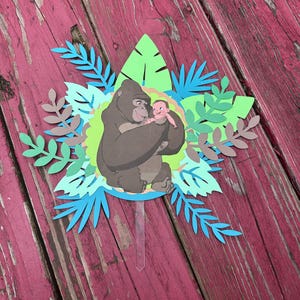 Baby Tarzan Cake Topper, Tarzan Baby Shower Cake Topper, Jungle Baby ...