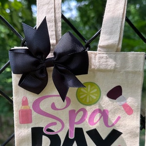 Spa Party Favor Bags With Nail Kit /kids Spa Party Favors/ Spa Birthday ...