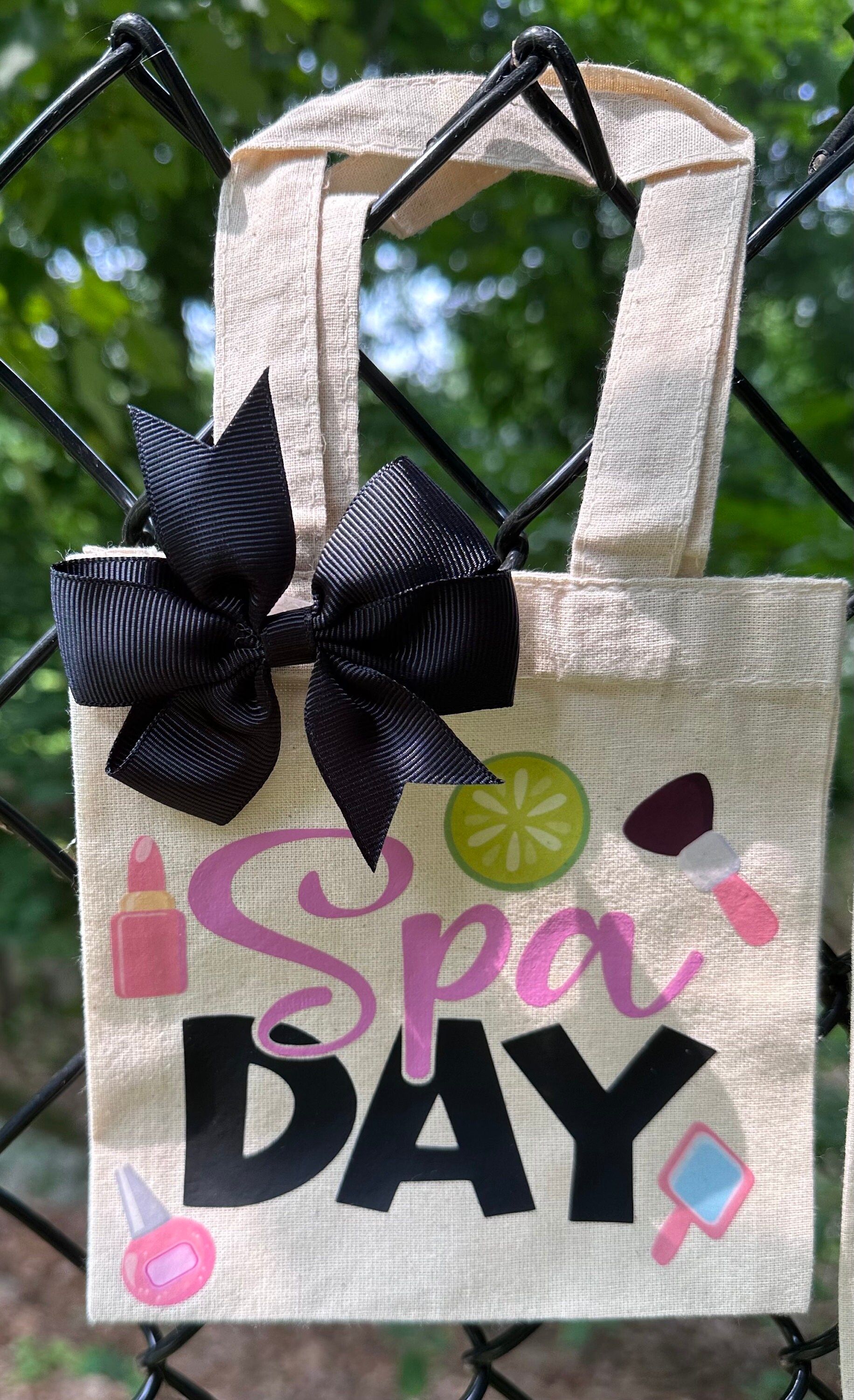 Spa Party Favor Bags With Nail Kit /kids Spa Party Favors/ Spa Birthday ...
