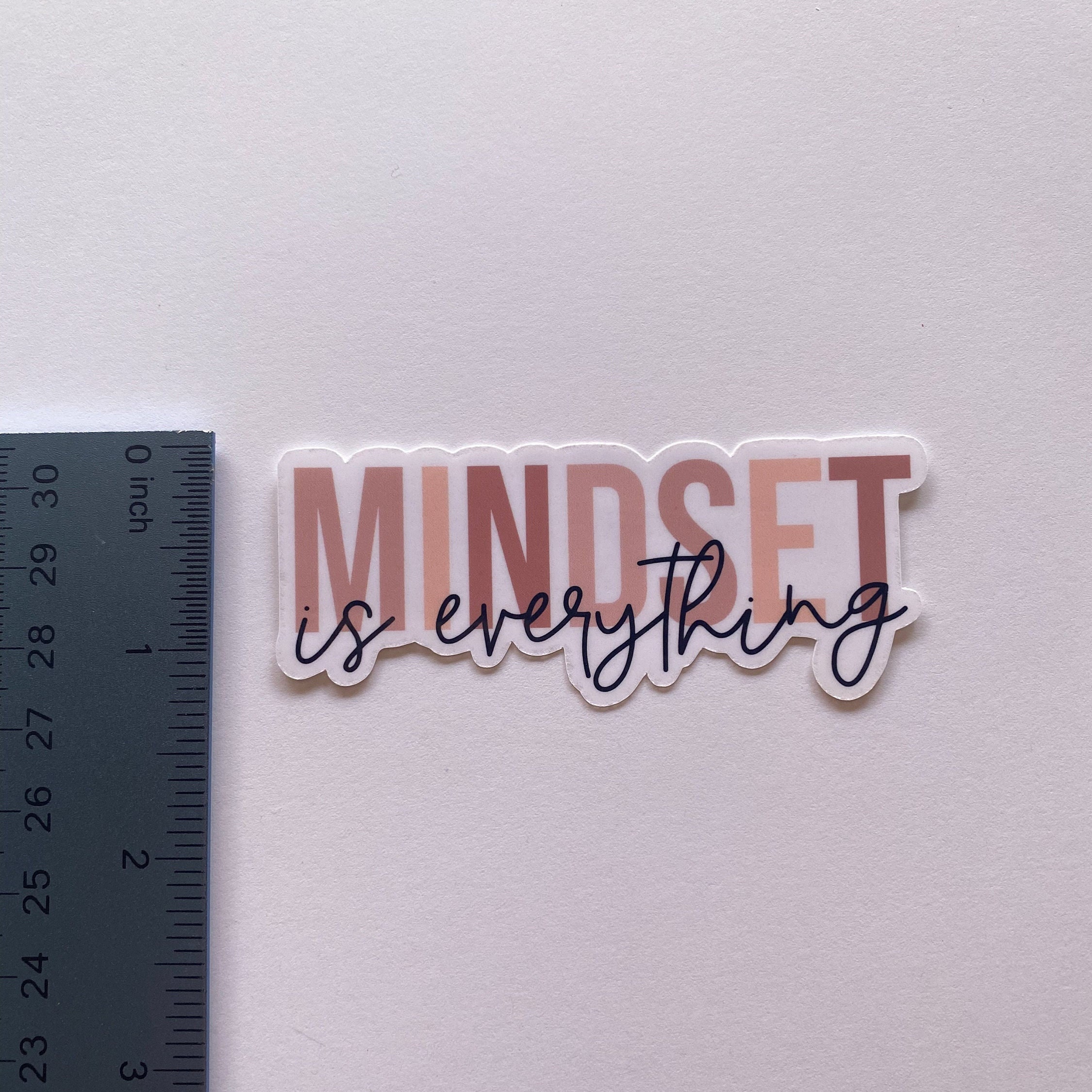 Mindset is Everything Sticker Positivity Inspirational - Etsy