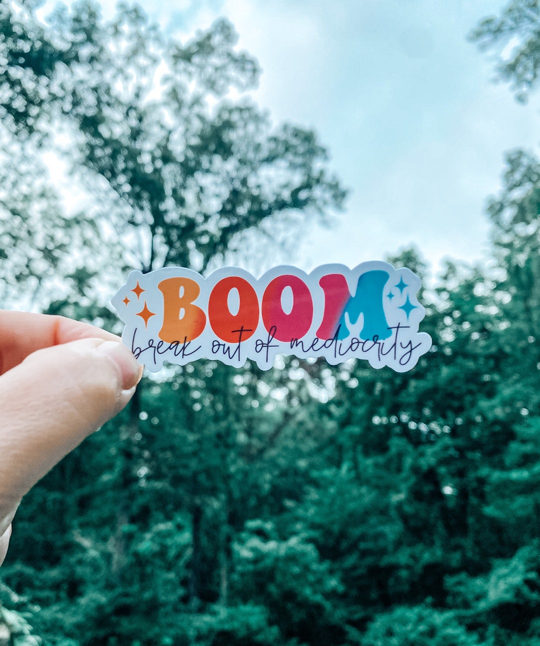 BOOM Sticker | Thrive Team Sticker | Le-vel | Thrive by Le-vel | Laptop ...