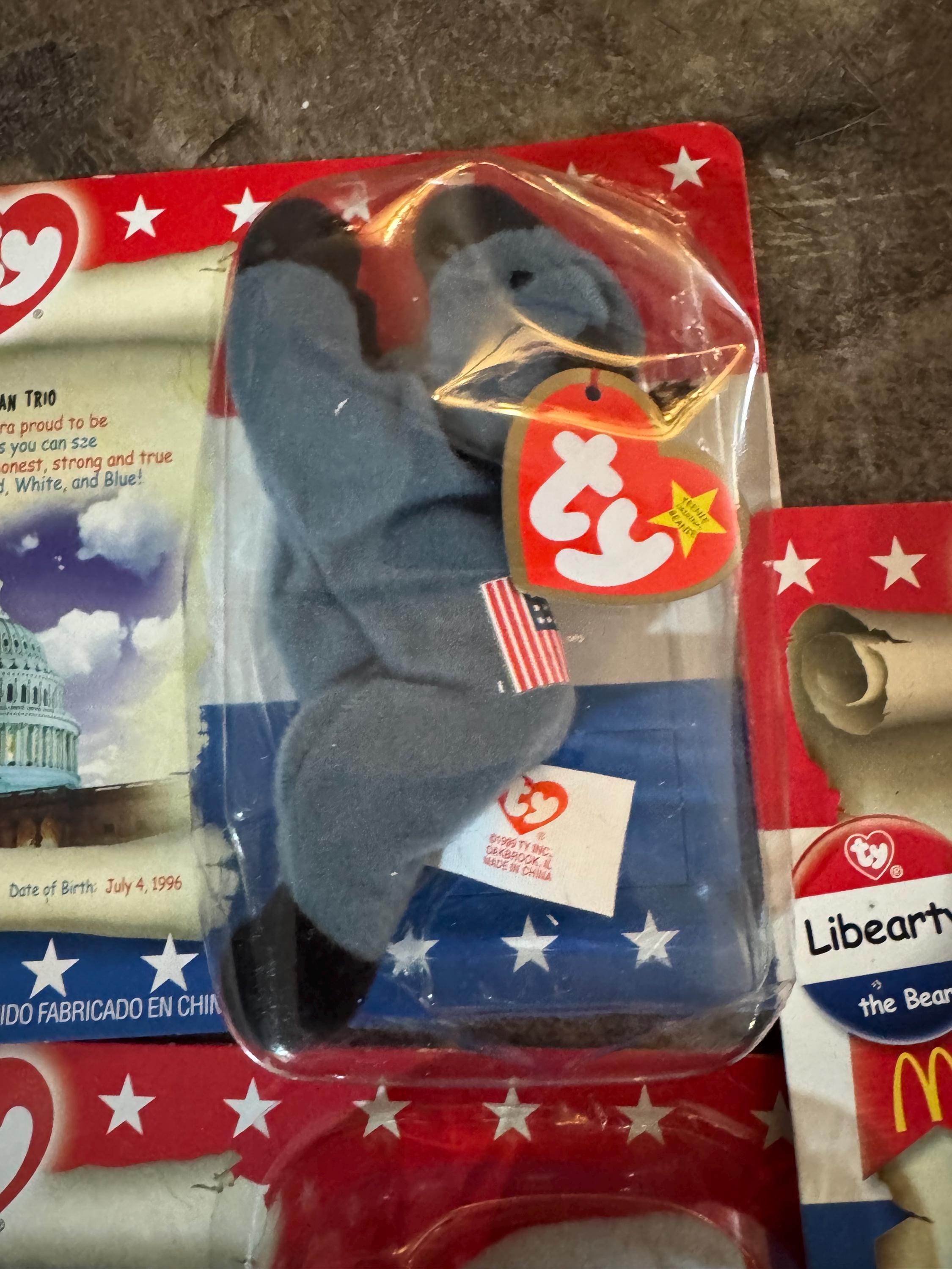 Vintage 1996 TY American Trio Set - Etsy